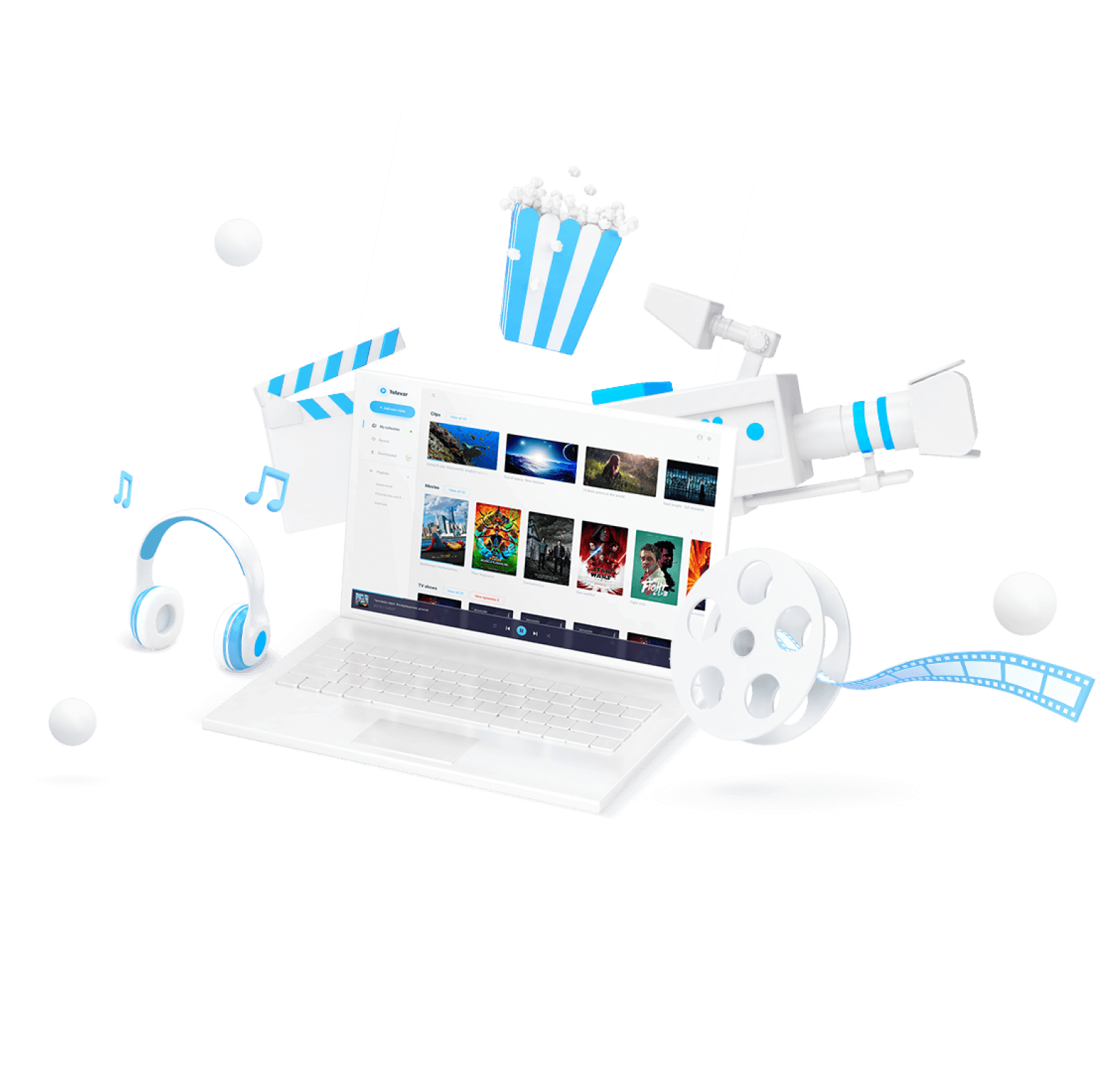 Baixe, colete e assista a vídeos em seu PC - Televzr